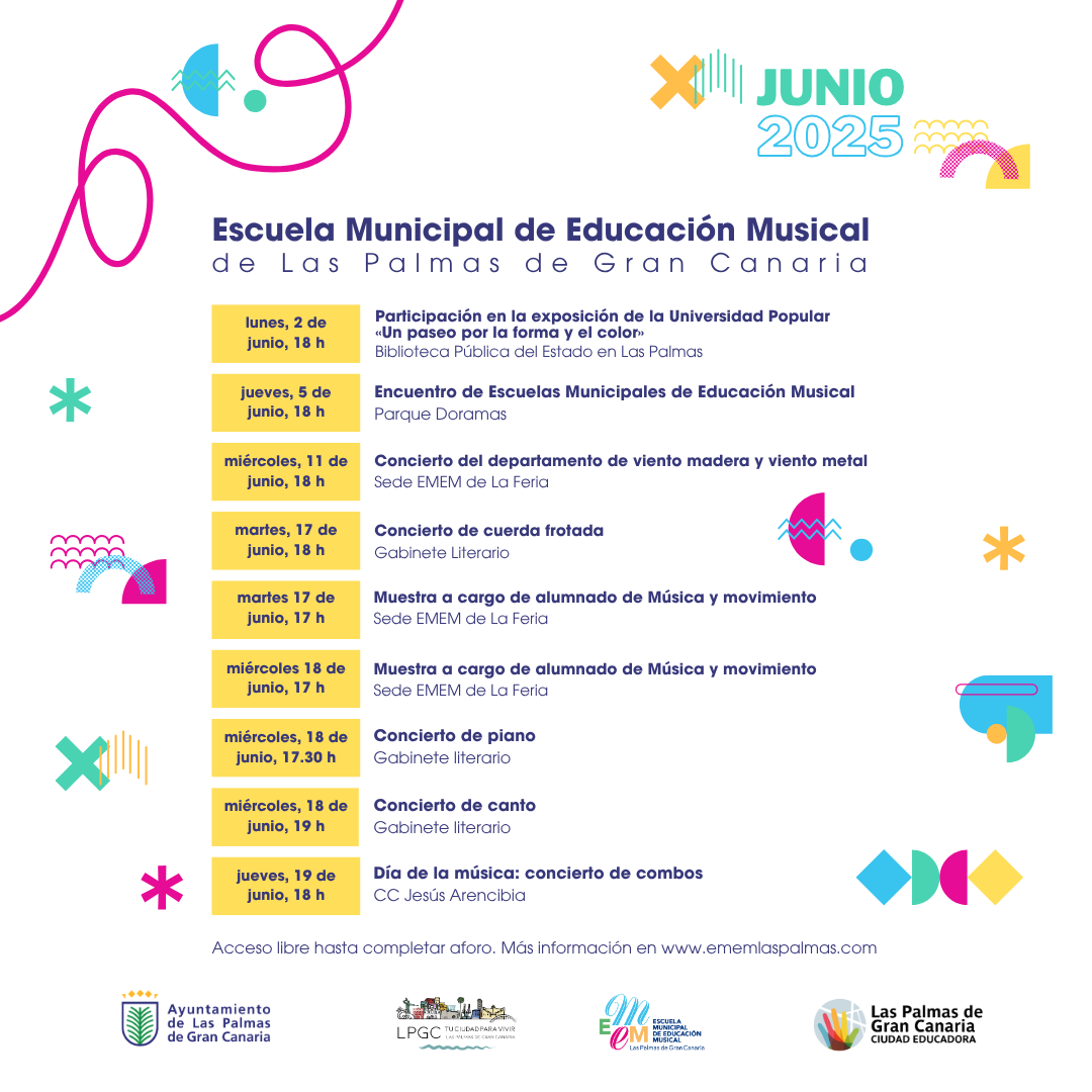 Programa de actividades extraordinarias para el mes de junio - 2 al 19 ...
